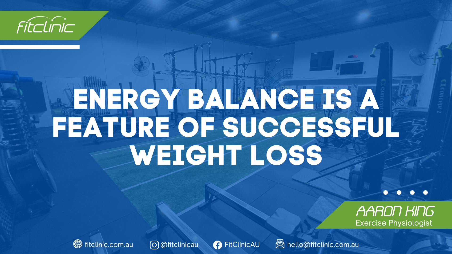 Energy Balance is a feature of a Successful Weight Loss | Fit Clinic